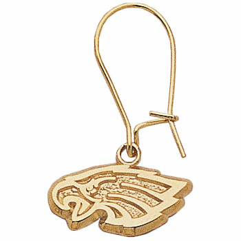 Philadelphia Eagles 14k Logo Earrings JJNFL20752 | Joy Jewelers