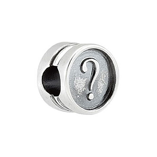 Kera Question Mark Cylinder Bead JJ27996 | Joy Jewelers