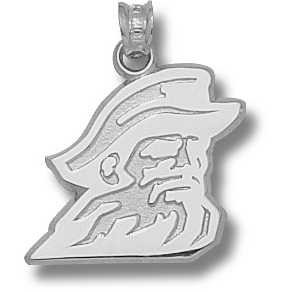 Appalachian State 3/4in Mascot Pendant Sterling Silver APS004-SS