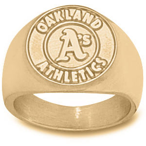 Oakland Athletics Men's 14k Ring ATH002GR | Joy Jewelers