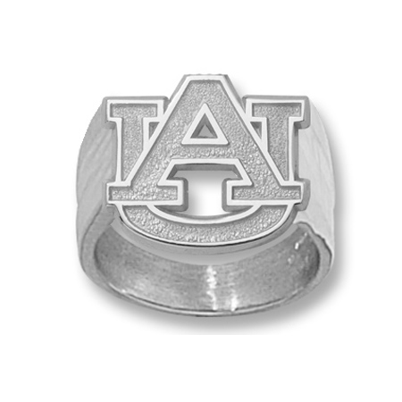Sterling Silver Auburn University AU Men's Ring AU001GR-SS