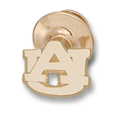 Auburn University Lapel Pin 14kt Yellow Gold AU028LP | Joy Jewelers