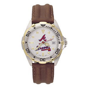 Atlanta Braves Mens All Star Leather Watch BRA101 | Joy Jewelers