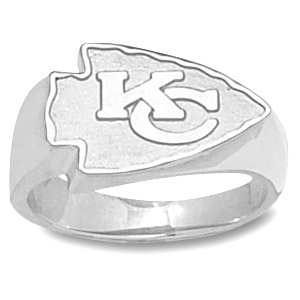 Kansas City Chiefs Men's Ring - Sterling Silver CHF002GR-SS