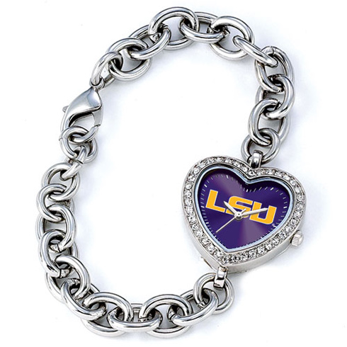 Louisiana State University Heart Watch COL-HEA-LSU | Joy Jewelers