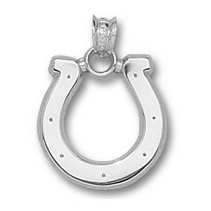 Indianapolis Colts 5/8in Sterling Silver Logo Pendant COL002-SS