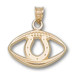 Indianapolis Colts 3/8in 10k Logo Pendant COL012-10K | Joy Jewelers