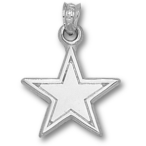 Dallas Cowboys 5/8in Sterling Silver Pendant COW002-SS | Joy Jewelers