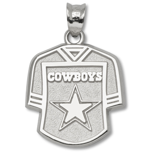 Dallas Cowboys Jersey 5/8in - Sterling Silver COW028-SS | Joy Jewelers
