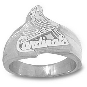 St Louis Cardinals Sterling Silver Men's Ring CRD007GR-SS