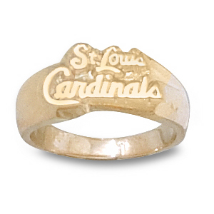 St Louis Cardinals 10k Ladies' Ring CRD012LR-10K | Joy Jewelers