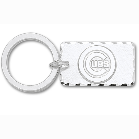 Chicago Cubs Keychain Sterling Silver CUB001KC-SS | Joy Jewelers