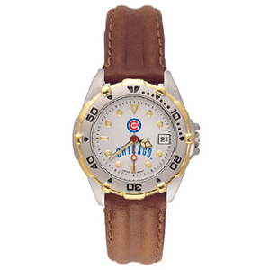 Chicago Cubs Ladies' All Star Leather Watch CUB102 | Joy Jewelers