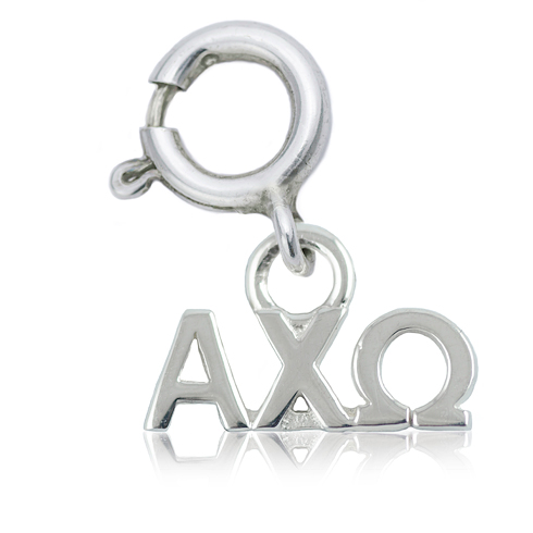 Sterling Silver Alpha Chi Omega Charm ACO6122A | Joy Jewelers