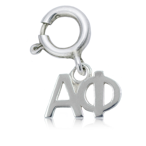 Sterling Silver Alpha Phi Charm APhi6122A | Joy Jewelers