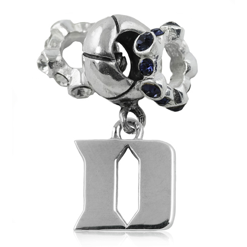 Sterling Silver Duke University Charm Bead Set DUK6205 | Joy Jewelers
