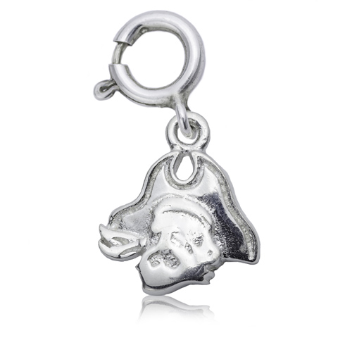 Sterling Silver 3/8in East Carolina University Charm ECU6122A