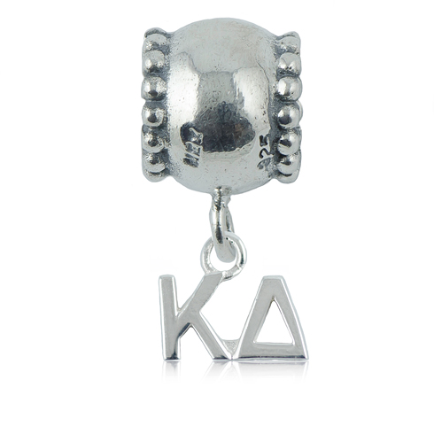 Sterling Silver Kappa Delta Daisy Charm Bead KD6215A | Joy Jewelers