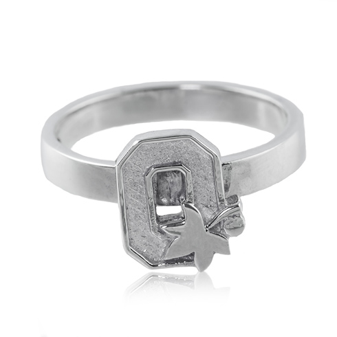 Sterling Silver Ohio State University Slim Logo Ring - Size 7 OHS6152-7