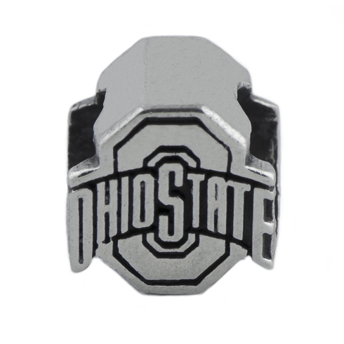 Sterling Silver Ohio State University 3-D Logo Bead OHS6212