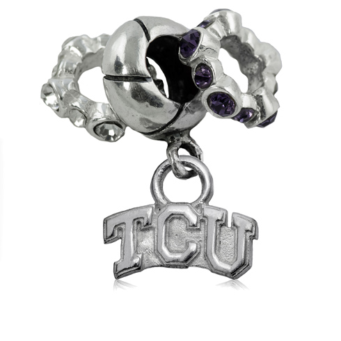 Sterling Silver TCU Charm Bead Set TCU6205 | Joy Jewelers