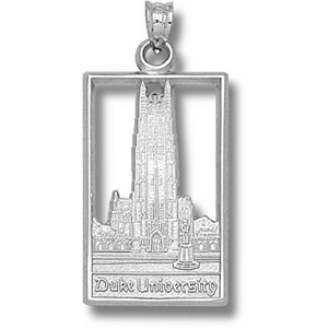 Duke Blue Devils 1in Sterling Silver Chapel Pendant DU010-SS
