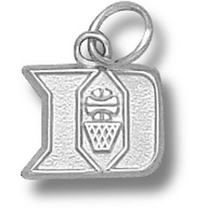 Sterling Silver 3/8in Duke Iron D Pendant DU016-SS | Joy Jewelers