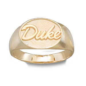 14kt Yellow Gold Duke University Ladies' Ring DU022LR | Joy Jewelers