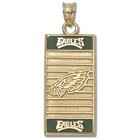 Philadelphia Eagles Field 10kt Yellow Gold EAG037E-10K | Joy Jewelers