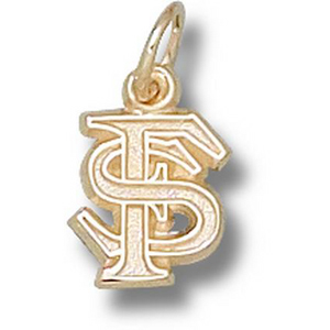 14kt Yellow Gold 3/8in Florida State FS Charm FSU022 | Joy Jewelers