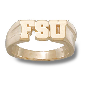 10kt Yellow Gold Florida State FSU Men's Ring FSU026GR-10K