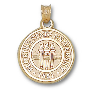 Florida State Seminoles 5/8in 14k Seal Pendant FSU041 | Joy Jewelers