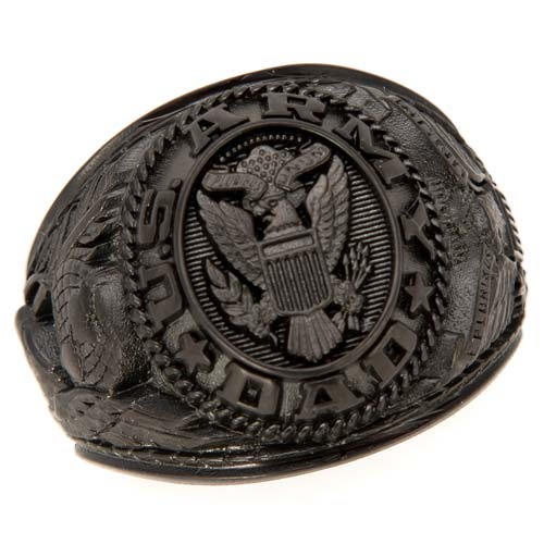 Jostens United States Army Dad Ring in Shadow Cast 7701-3314-DAD-shadow ...