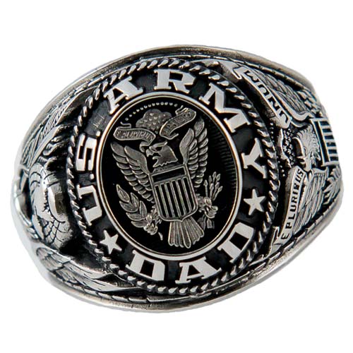 Jostens United States Army Dad Ring in Lustrium 7701-3314-DAD-lustrium