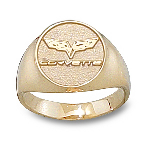 Chevy Corvette C6 Ladies' Ring - 14k GMC074LR | Joy Jewelers
