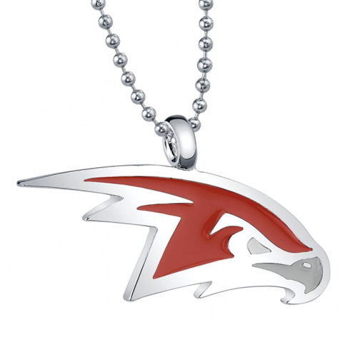 Atlanta HawksChrome Finish Medallion Necklace GP-ATL-303-CE