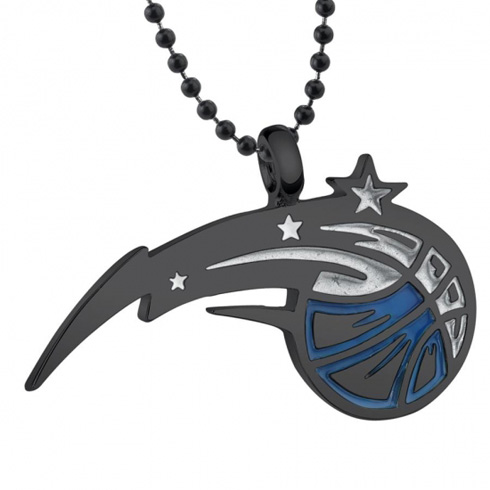 Orlando Magic Jet Finish Medallion Necklace GP-ORL-305-JE
