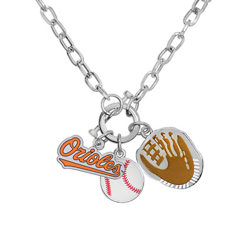 Baltimore Orioles Fanfare Necklace 101570 | Joy Jewelers