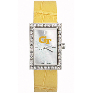 Georgia Tech Yellow Jackets Starlette Leather Watch GT120