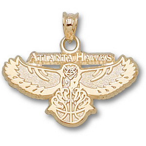 Atlanta Hawks 1in 14k Logo Pendant HAW006 | Joy Jewelers