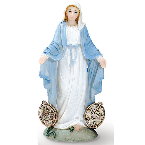 Our Lady of the Miraculous Medal 5 1/2in Florentine Collection Statue 61547