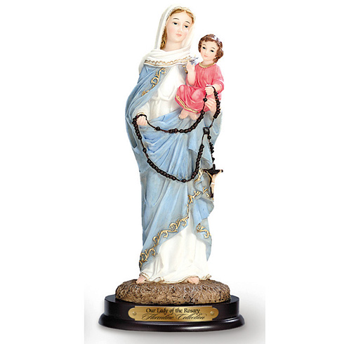 Our Lady of the Rosary 8in Florentine Collection Statue 61621