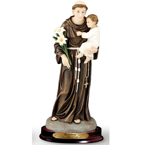 Saint Anthony 12in Florentine Collection Statue 61709 | Joy Jewelers