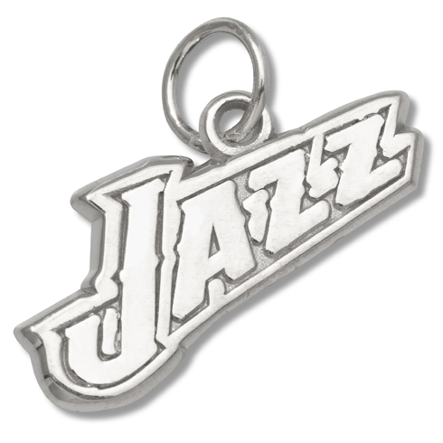 Utah Jazz 3/8in Pendant Sterling Silver JAZ033-SS | Joy Jewelers