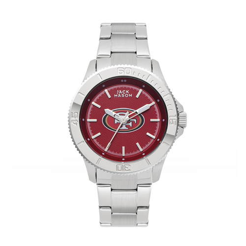 Jack Mason San Francisco 49ers Ladies' Sport Bracelet Watch JMF-1015-SF