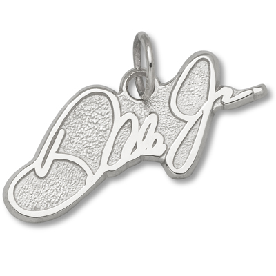 Dale Jr Signature 3/8 in. Pendant Sterling Silver JN004-SS
