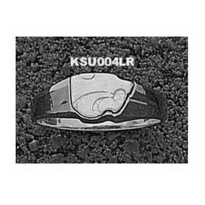 Kansas State Wildcats Ladies' Ring - Sterling Silver KSU004LR-SS