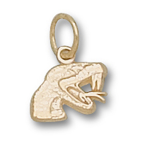 FAMU Rattlers 5/16in Pendant 10kt Yellow Gold FAM014-10K
