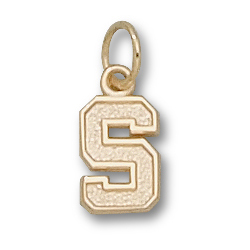 14kt Yellow Gold 3/8in Stanford University S Pendant STU004