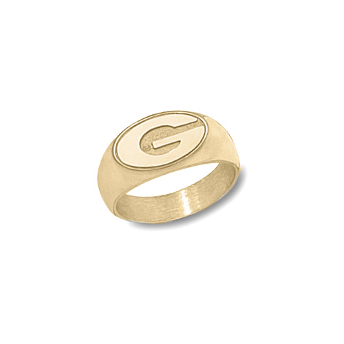 10kt Gold Men's University of Georgia G Ring UGA007GR-10K